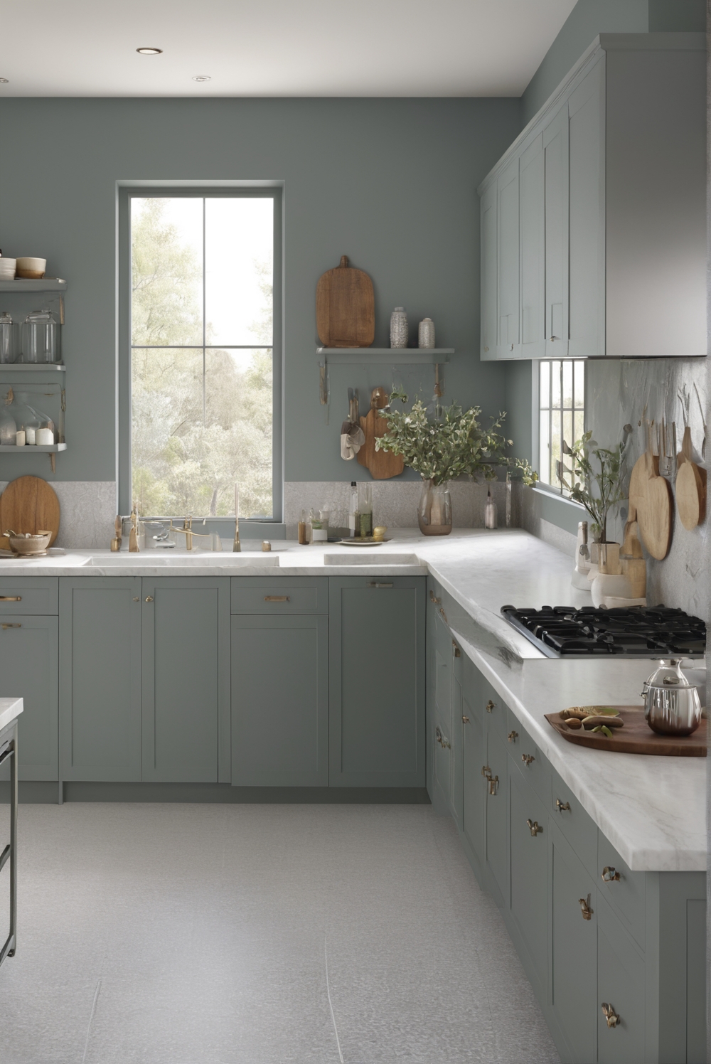 Culinary Tranquility: Elevating Your Kitchen with Embellished Blue ...