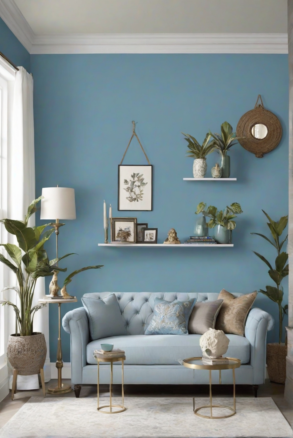 Is Sleepy Blue (SW 6225) wall paint good for a living room? [2024 ...