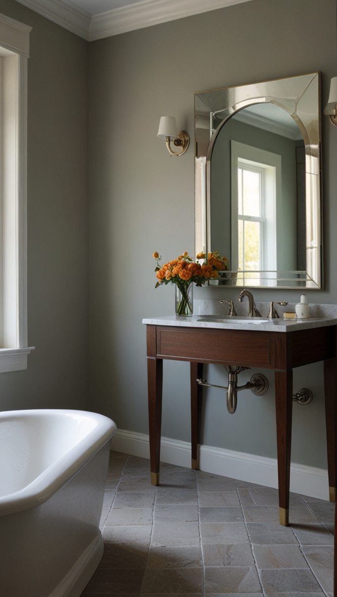 Is Benjamin Moore October Mist Wall paint good for Bathroom [2025] Best ...