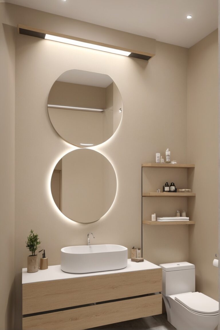 Creamy Opulence: Modernize Your Bathroom with Compatible Cream Paint In ...