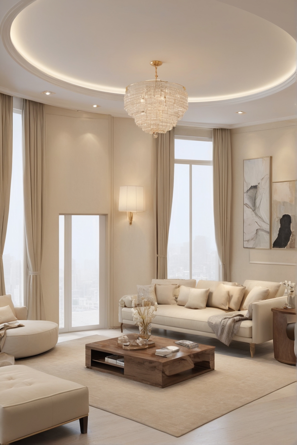 Modern Living Room Bliss with Compatible Cream in 2024 - West Pear ...