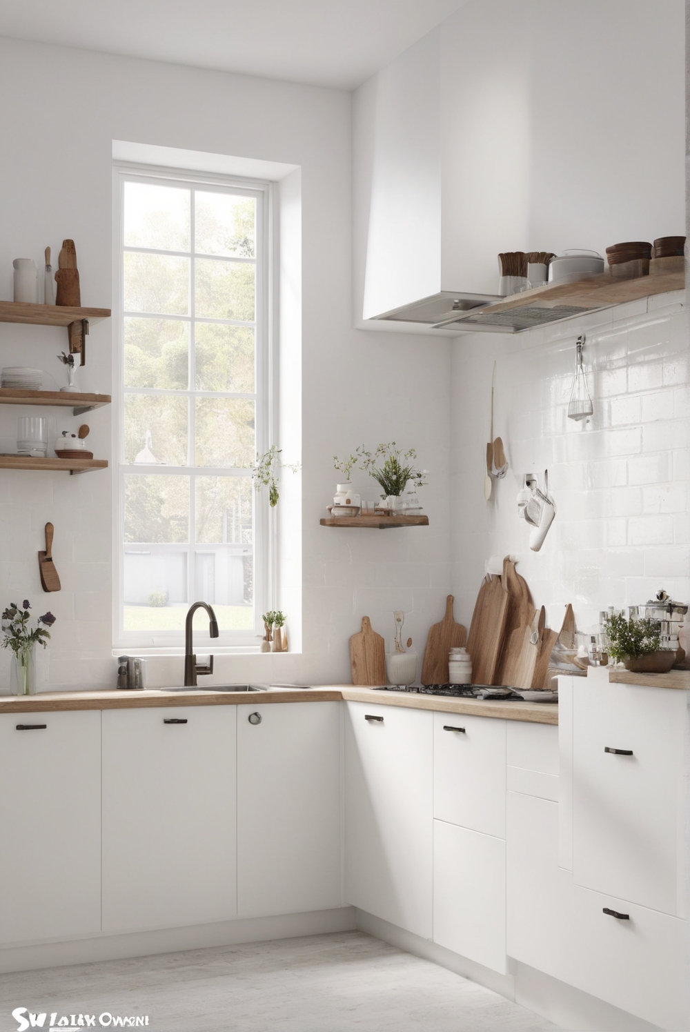 Bright and Airy: Transform Your Kitchen with White Flour Paint in 2024 ...