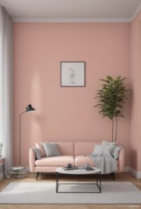 Modern Elegance: Faint Coral Paint Creates a Timeless Look for Your ...