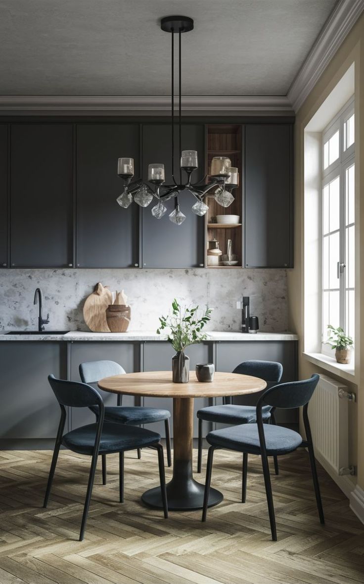 Contemporary Cool: Gray Screen Paint Brings Chic Style to Your Kitchen ...