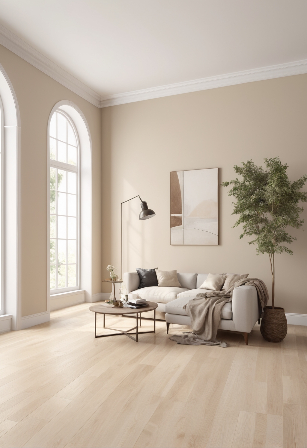 Title: Timeless Elegance: Restoration Ivory Paint for Modern Rooms in ...
