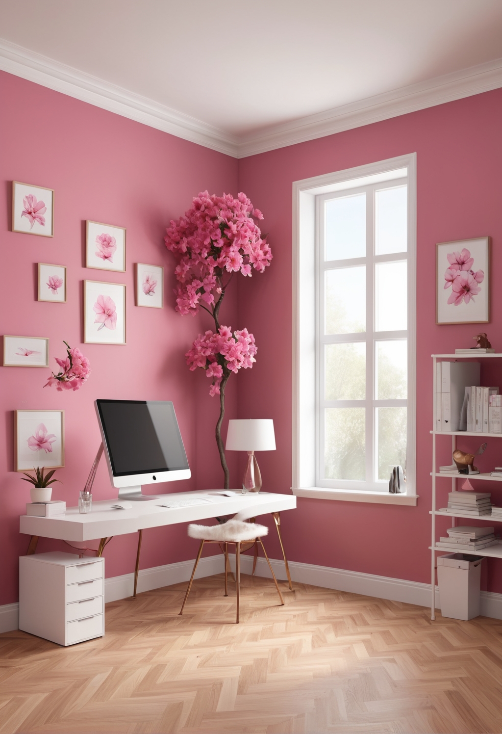 Blooming Brilliance: Azalea Flower Paint Transforms Modern Offices in ...