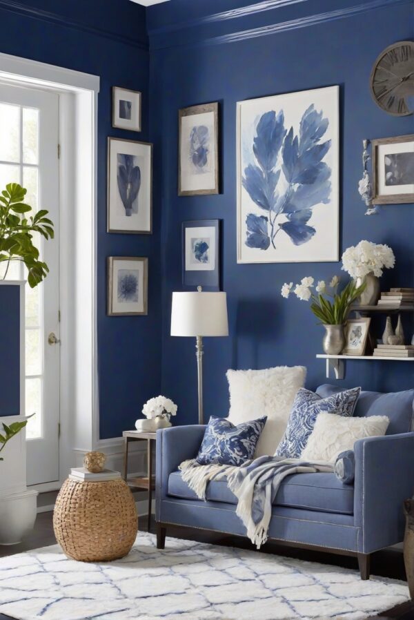 Is TWILIGHT BLUE (2067-30) wall paint good for living room with a white ...