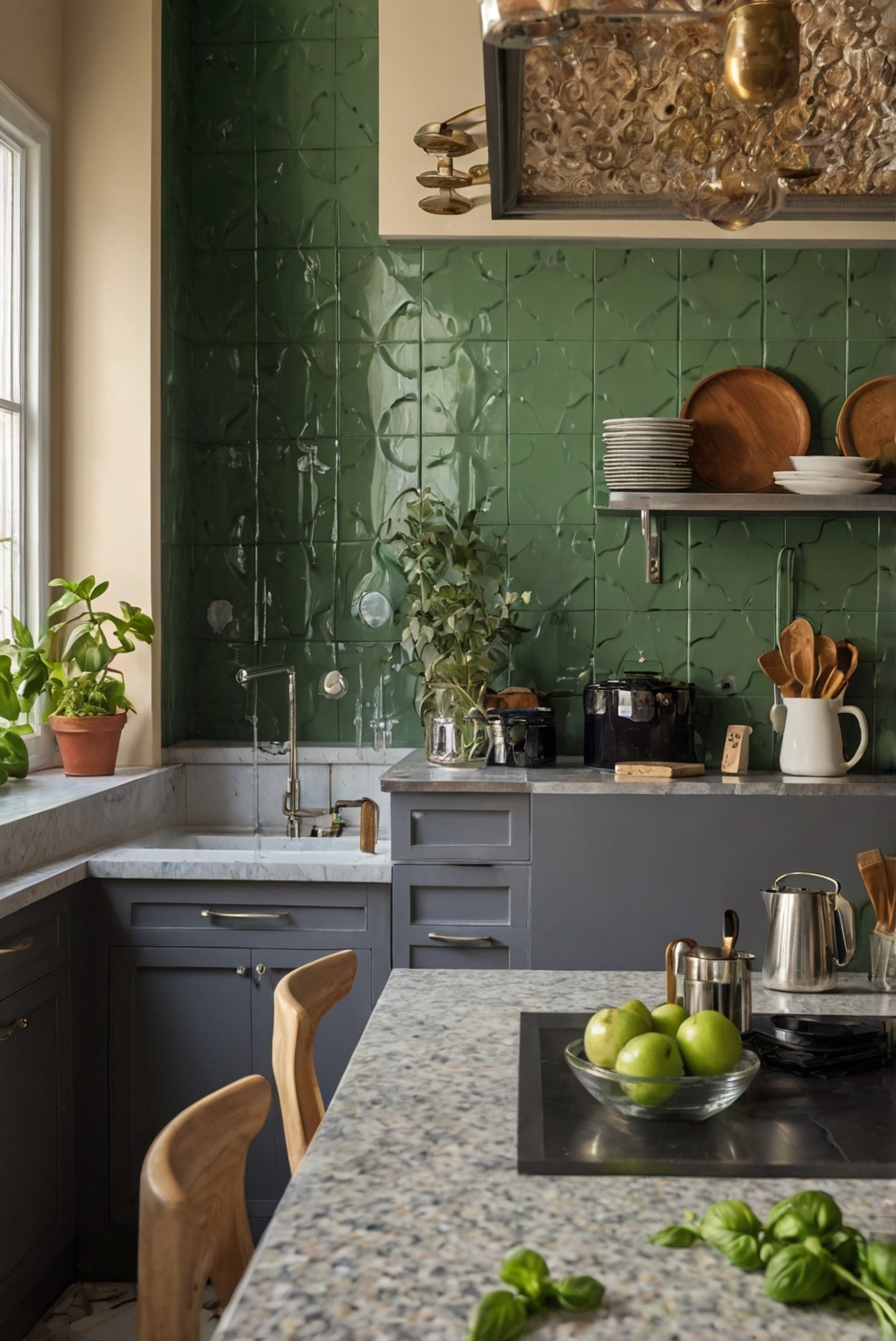 Do you prefer solid colors or patterns for kitchen tiles? - West Pear ...