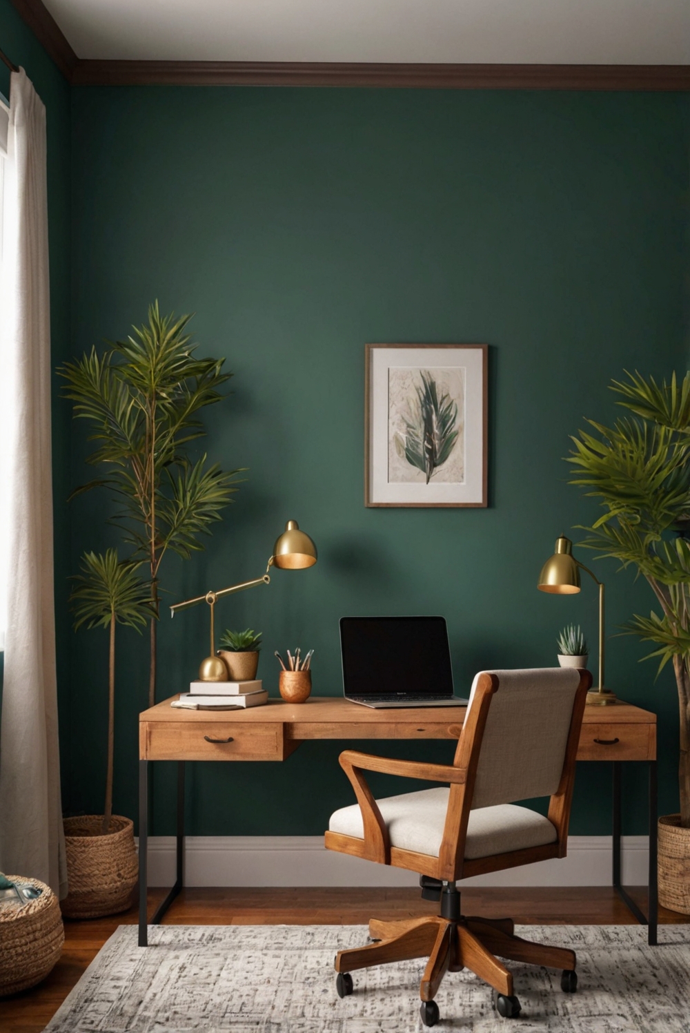 How do you balance bold and neutral colors in your home office? - West ...