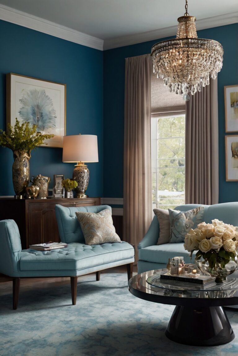 How to Design a Glamorous Living Room with a Luxurious Color Scheme ...