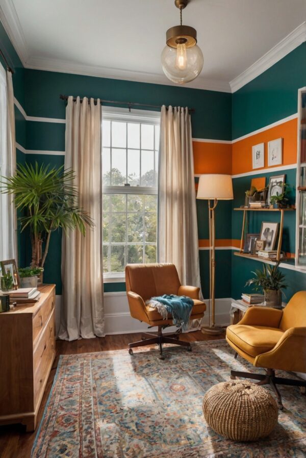 What's your favorite way to use color blocking in your home office ...