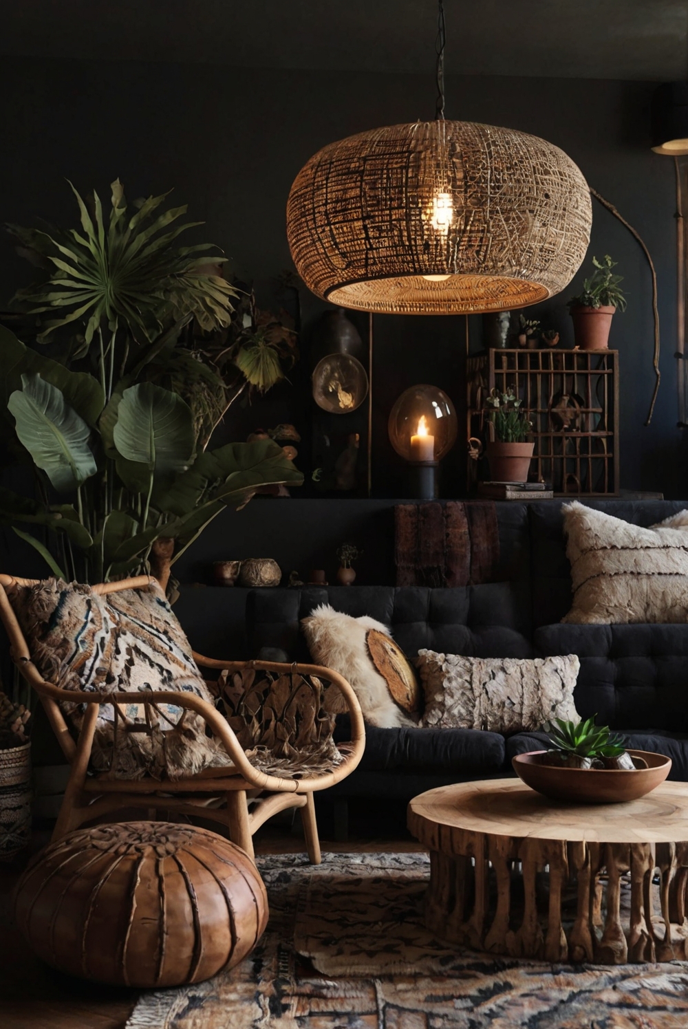 Stunning Dark Boho Living Room Ideas: Upgrade Your Space Now! - West ...