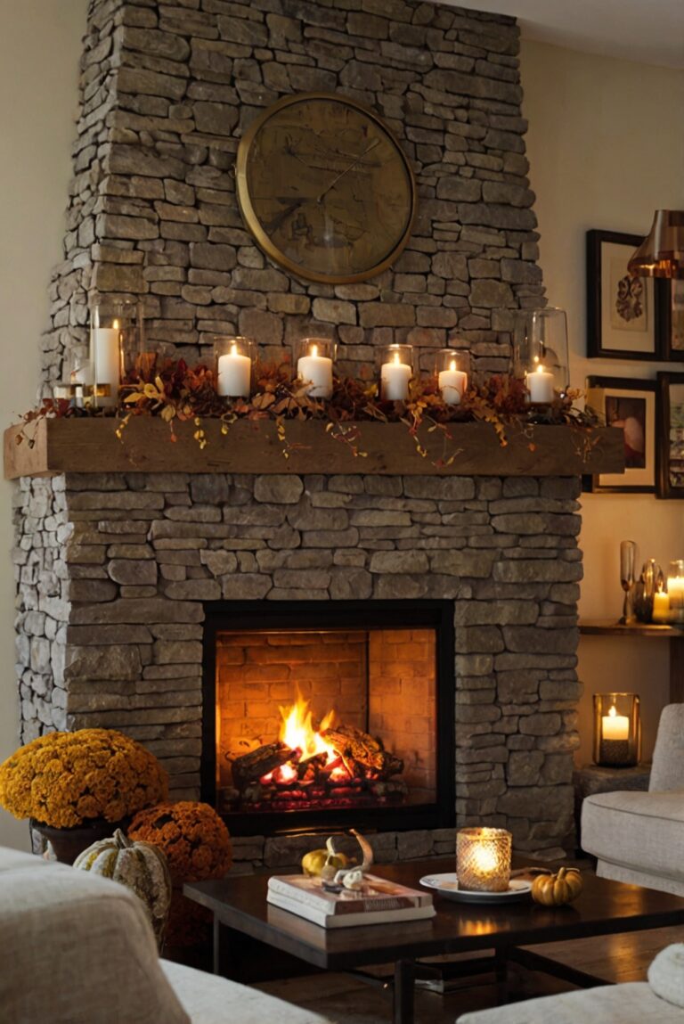 Stunning Fall Fireplace Decor Ideas for a Cozy Evening Upgrade - West ...