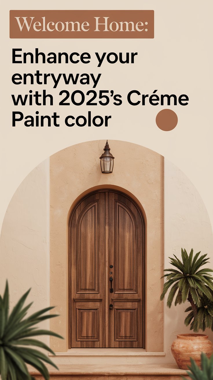 Welcome Home: Enhance Your Entryway with 2025's Crème Paint Color ...