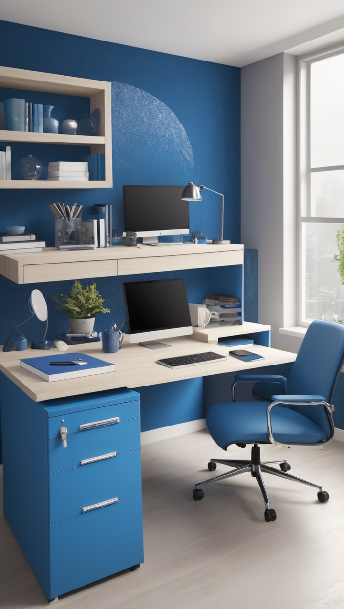 HOW to Revitalize Your Office Space: Something Blue Paint with 2025's ...