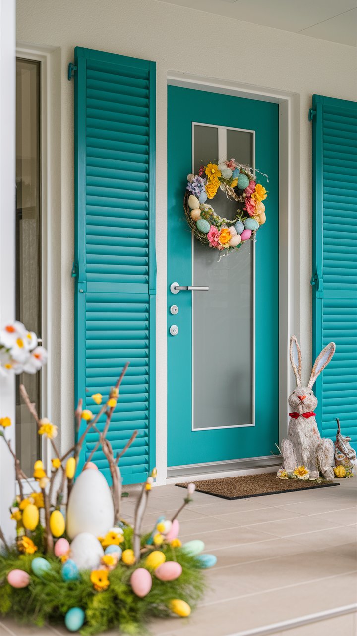 25 Stunning Welcome Home Ideas | Holiday Easter Turquoise Entry Refresh ...