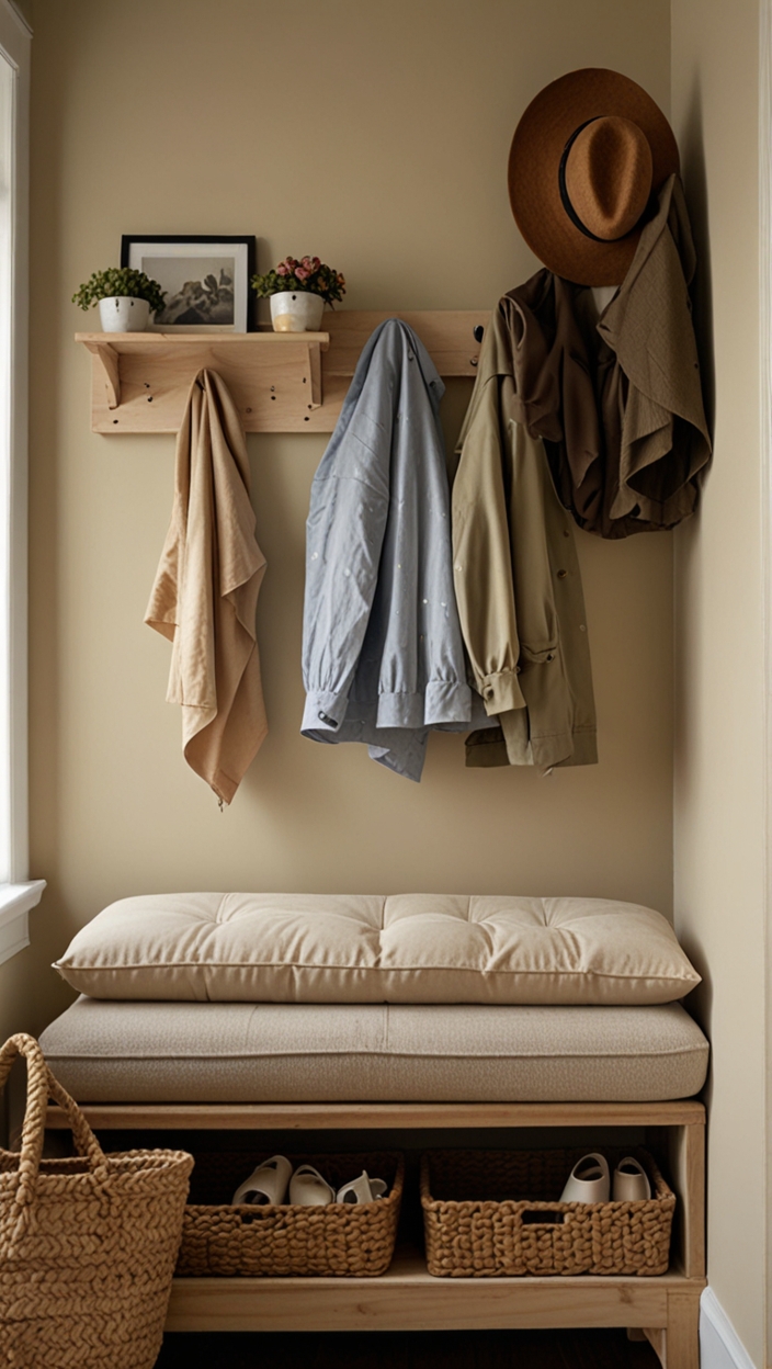Stunning Beige Entryway Benches IDEAS | 2025 Natural Upgrade - West ...