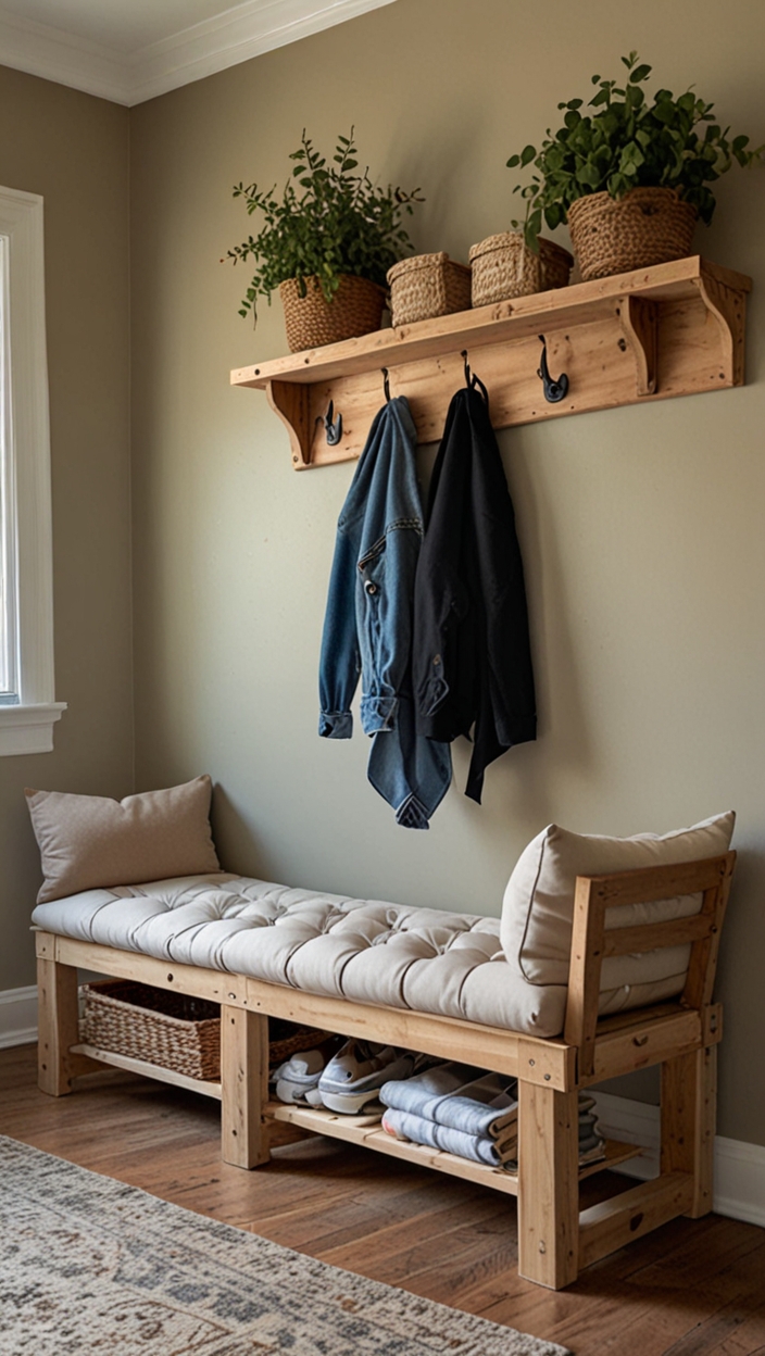 Stunning Beige Entryway Benches IDEAS | 2025 Natural Upgrade - West ...