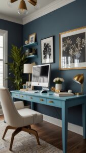 Upgrade your workspace with these 21 light blue home office designs ...