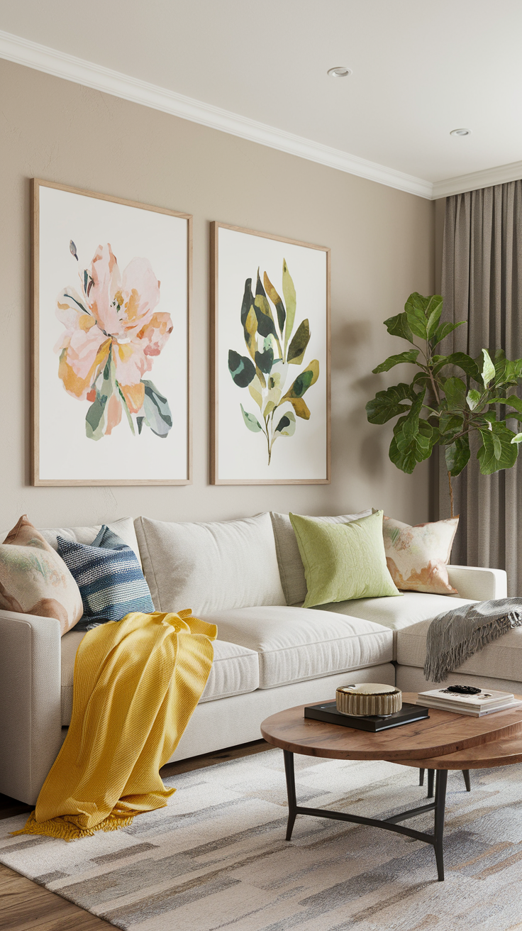 Spring Living Room Decor Ideas for a Fresh 2025 Look! - West Pear Interiors